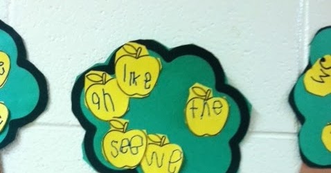 Sight Word Apple Trees | Mrs. Black's Bees