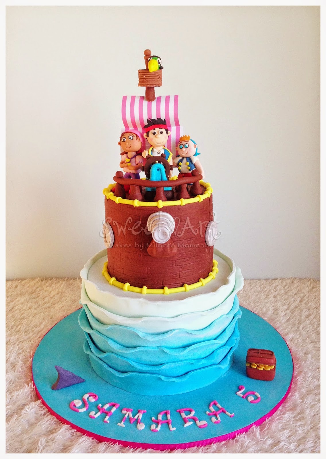 How To Make A Jake And The Neverland Pirates Birthday Cake