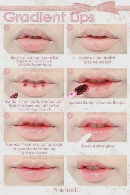 Fashion Lookboock How To Get Gradient Lips fashion-lookboock-how-to-get-gradient-lips