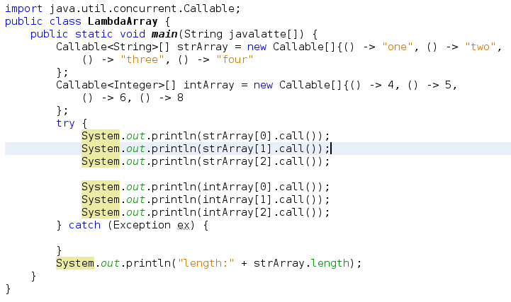 Java-Latte: Lambda examples and Effectively Final in Java 8 Java-Latte: Lambda examples and Effectively Final in Java 8