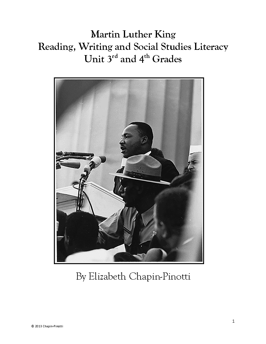 The Best of Teacher Entrepreneurs: Social Studies Lesson: Martin Luther ...