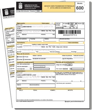 Una empresa de servicios: Modelo 600 madrid