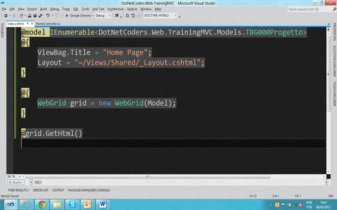 ASP.NET MVC 3 – Usando o HTML Helper WebGrid | Informática em foco! ASP.NET MVC 3 – Usando o HTML Helper WebGrid | Informática em foco!