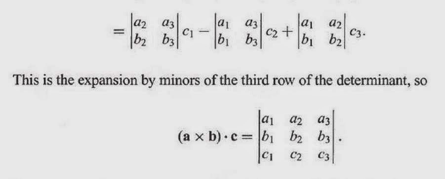 Hyperphysics ajc: triple product