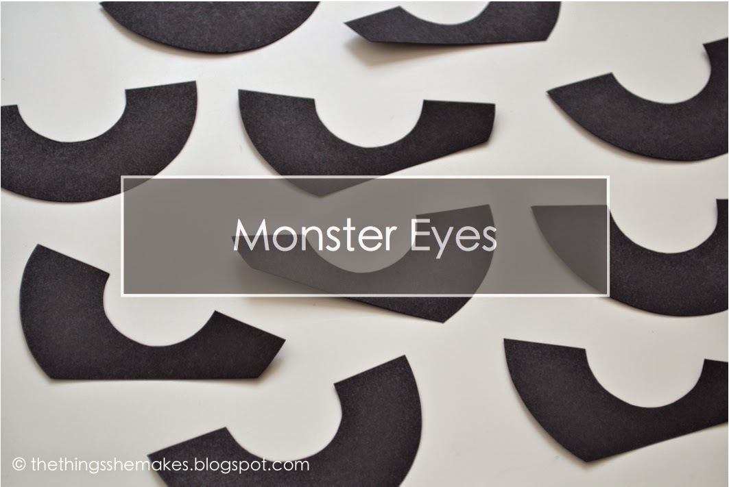 Halloween Monster Eyes | The Things She Makes