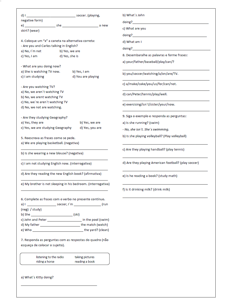 ATIVIDADES DE INGLÊS EXERCÍCIOS ENS FUNDAMENTAL I e II (IMAGENS) PARA ... ATIVIDADES DE INGLÊS EXERCÍCIOS ENS FUNDAMENTAL I e II (IMAGENS) PARA ...