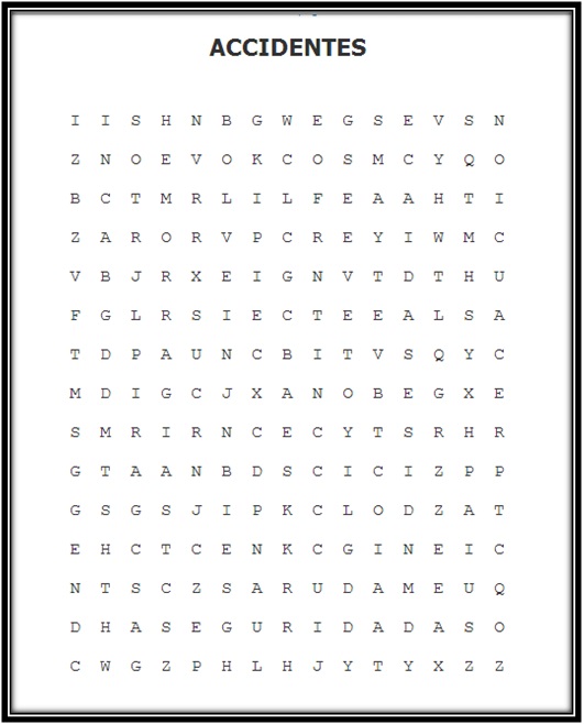 La prevencion es lo de hoy!!!: SOPA DE LETRAS