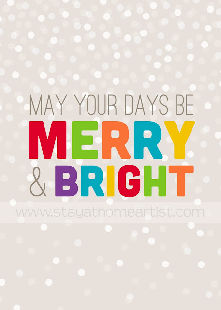 stayathomeartist.com: "merry & bright" free christmas printables...
