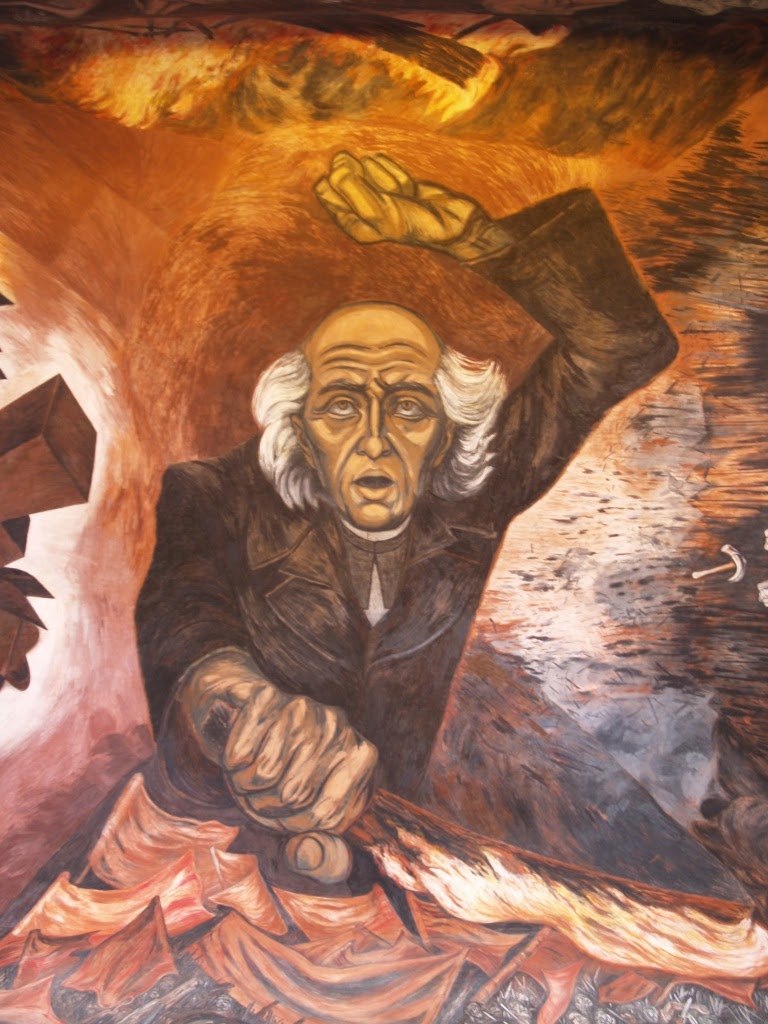 Guadalajara de hoy: Mural de Miguel HIdalgo y Costilla