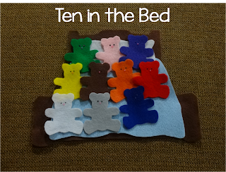 The Preschool Procrastinator: Ten in the Bed