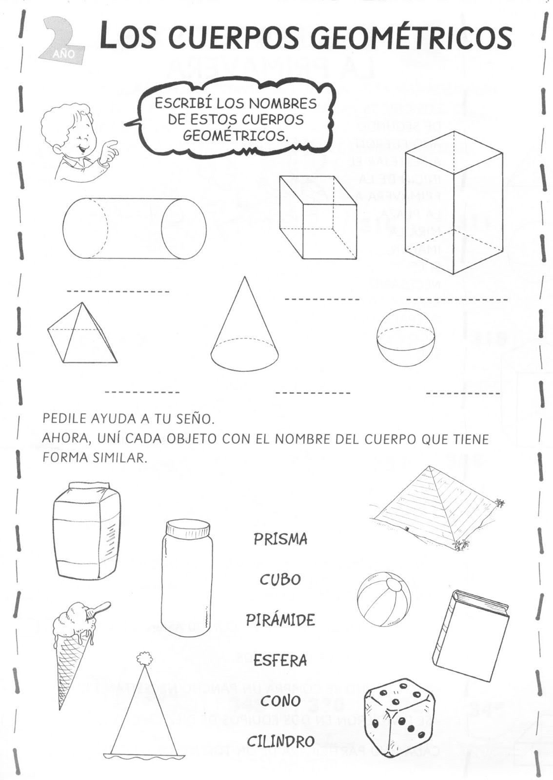 ACTIVIDADES FOTOCOPIABLES PARA NIVEL PRIMARIO: Geometría- cuer ...