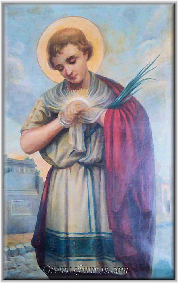 Vidas Santas: San Tarsicio de Roma, Mártir