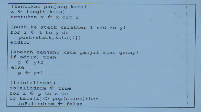 Mengecek Kata Polindrom Dengan Java Metode Queue - Dhanjunkie21