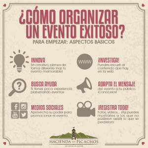 Eventos y Producción : 3 Pasos para organizar un evento empresarial exitoso
