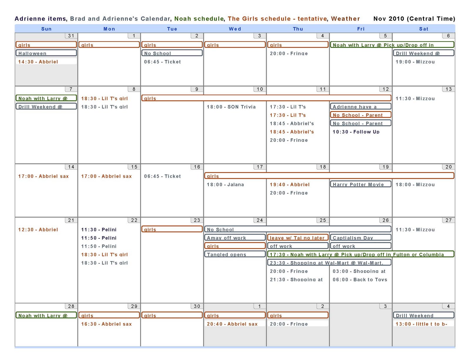 On The Road Less Taken Visitation Custody And Holiday Schedules on-the-road-less-taken-visitation-custody-and-holiday-schedules
