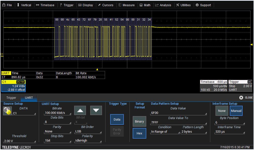 Test Happens - Teledyne LeCroy Blog: For UART Debugging, Triggering is Key Test Happens - Teledyne LeCroy Blog: For UART Debugging, Triggering is Key
