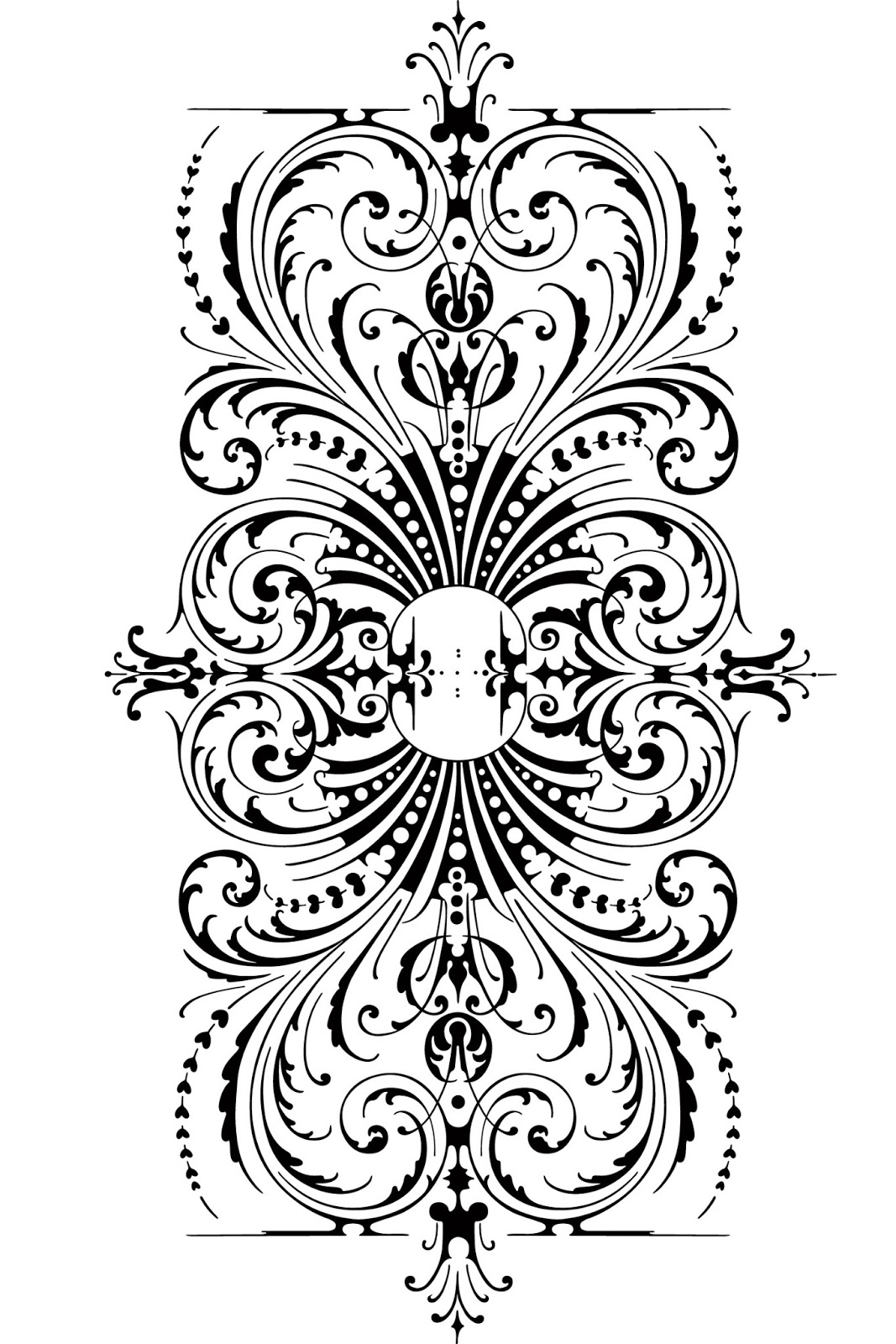 Free vintage clip art images: Free calligraphic ornaments Free vintage clip art images: Free calligraphic ornaments