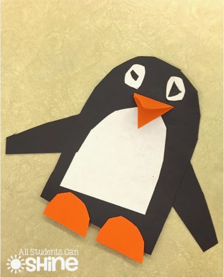 Penguins Art Project & Unit - All Students Can Shine