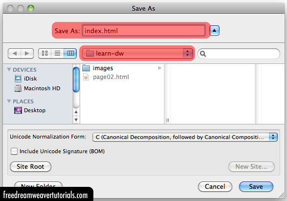 Free Dreamweaver Tutorials: Creating an HTML Page - Getting Started with Dreamweaver CS5 - PART 2