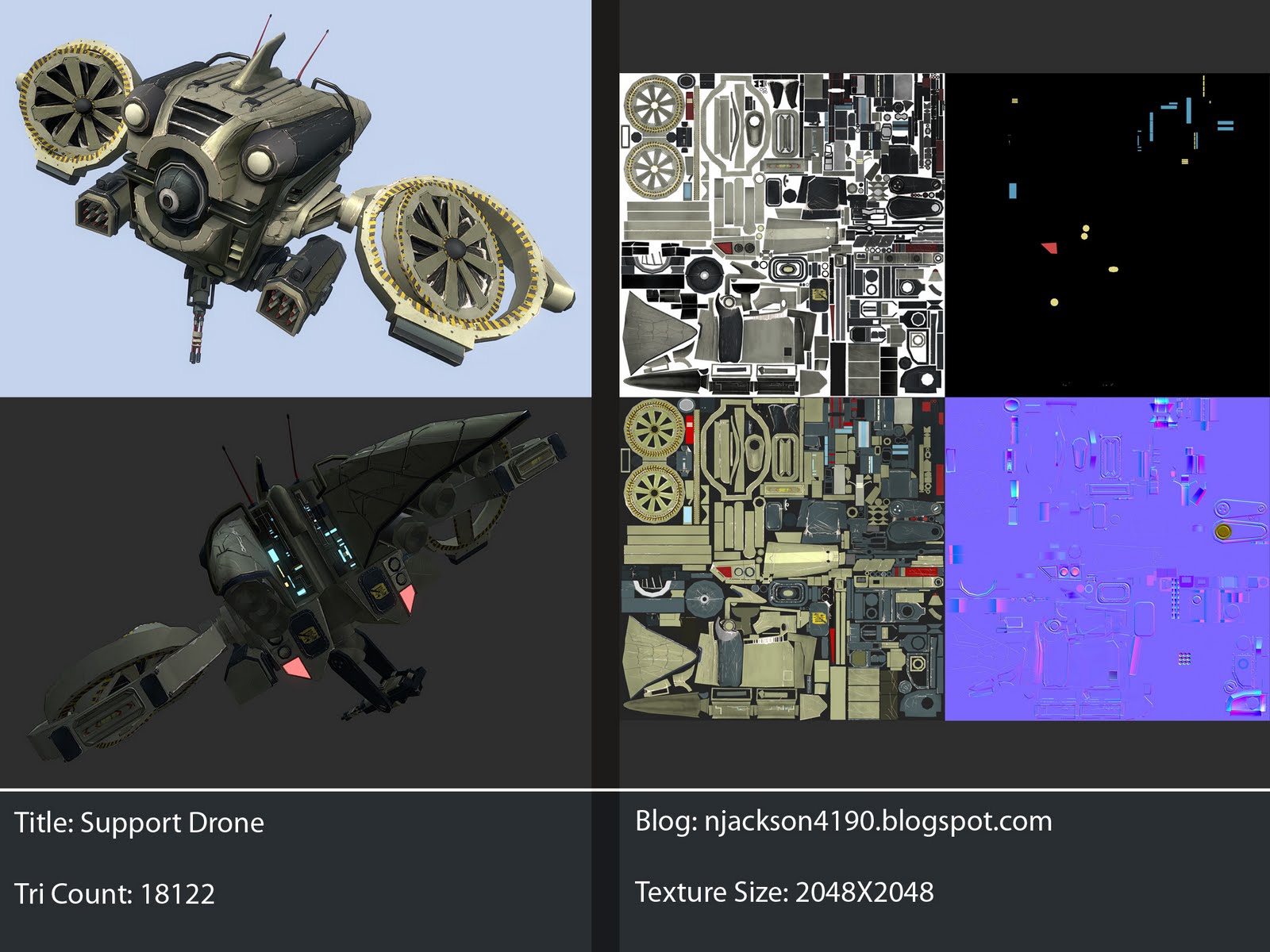 Flying Drones — polycount