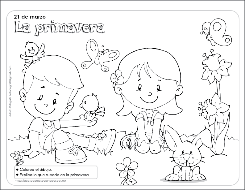 La primavera para niños de preescolar - Imagui La primavera para niños de preescolar - Imagui