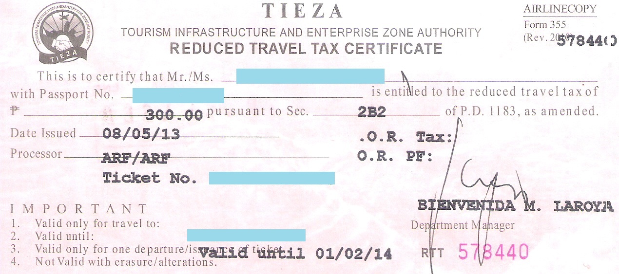 World In My Thoughts Philippine Reduced Travel Tax world-in-my-thoughts-philippine-reduced-travel-tax