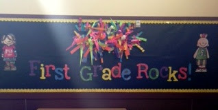 Fun Firstie Bulletin Board - Second Grade Rocks