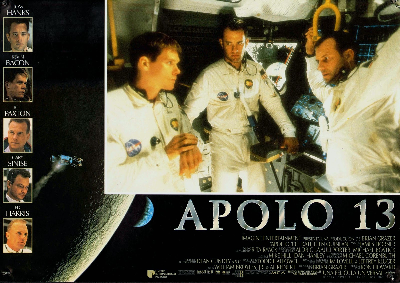 Affiches - Photos d'exploitation - Bandes annonces: Apollo 13 (1994) Ron Howard - Apollo 13 (15. ...
