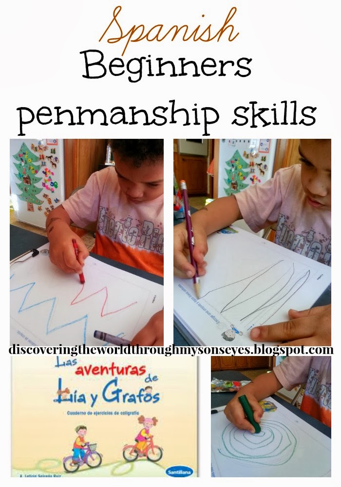 Learning Spanish: Penmanship and Mathematics (Caligrafía y Matemáticas)