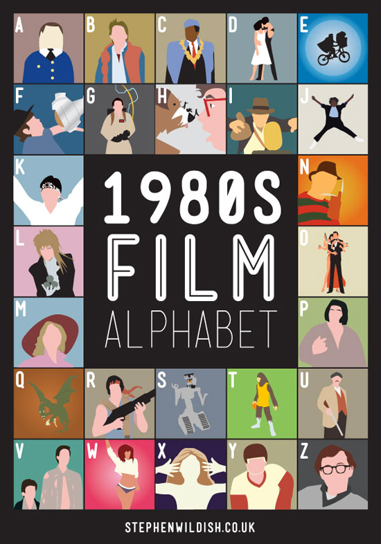 Modern Mormon Men: Film Alphabet Posters