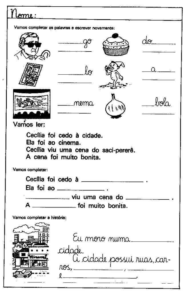 BLOG PROFESSOR ZEZINHO: ATIVIDADES COM CE - CI - DIVERSAS ATIVIDADES ...