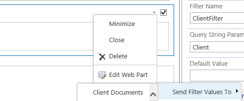 More SharePoint: The Query String (URL) Filter Connections