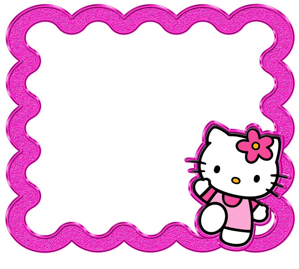 Delicados Marcos de Hello Kitty, todos en Png. ~ Marcos Gratis para Fotografías.