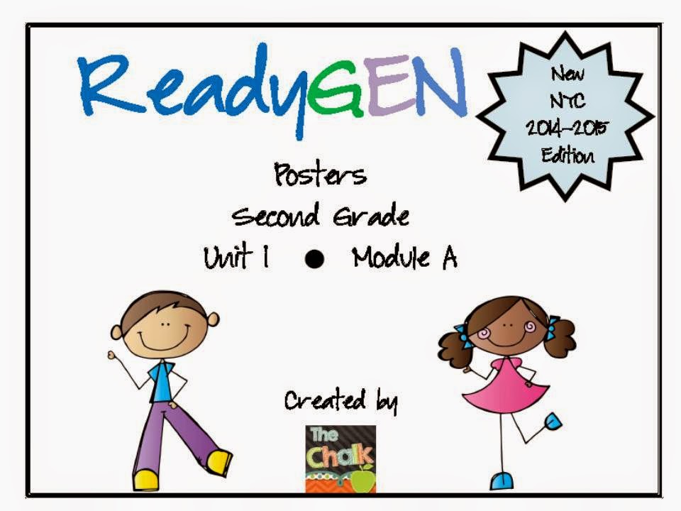 The Chalk: Second Grade ReadyGen Posters
