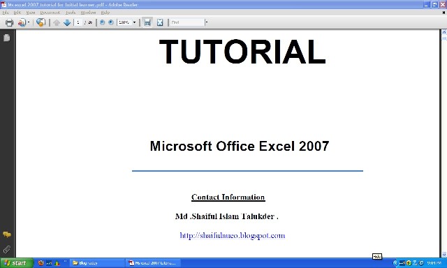 Ms Excel Tutorial | Learn Computer Ms Excel Tutorial | Learn Computer