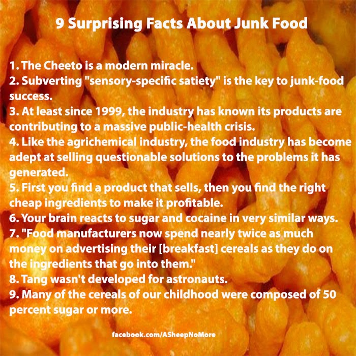 A Sheep No More 9 Surprising Facts About Junk Food a-sheep-no-more-9-surprising-facts-about-junk-food