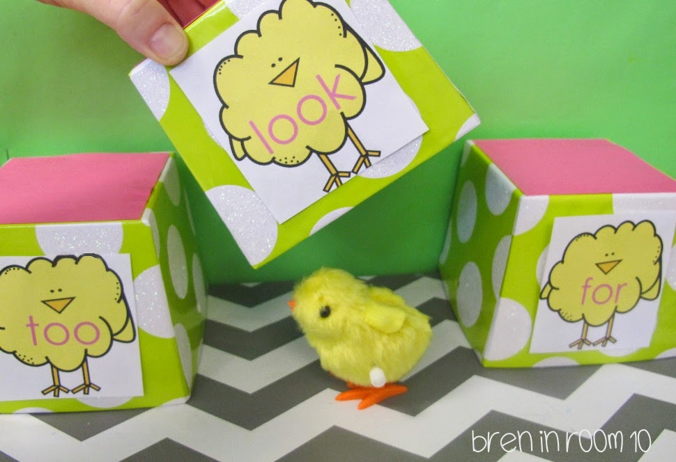 bren in room 10 : FREEBIE ~ Editable Chicks for Sight Word Game