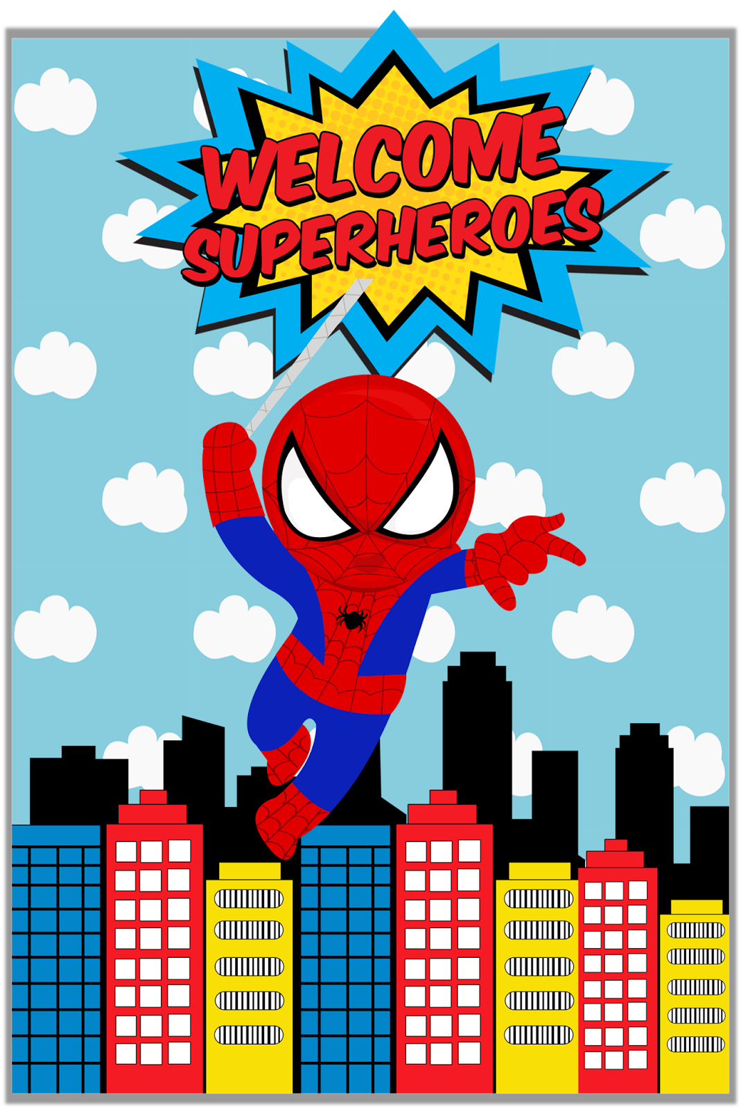 Pin de Cecilia Corvalan en cumple hombre araña | Invitaciones hombre ...