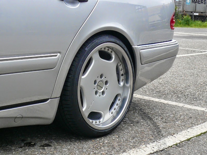 Mercedes-Benz W210 E55 AMG on Carlsson wheels | BENZTUNING