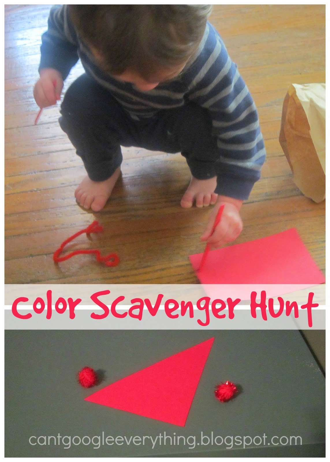 Color Scavenger Hunt for Toddlers! - My Mini Adventurer