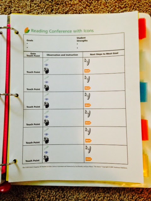 Setting up my Conference Binders - For the Love of Teaching