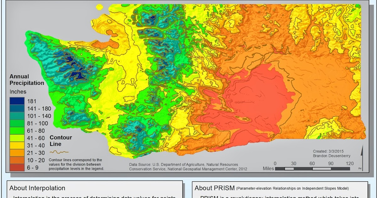 Brando's GIS Odyessy : Isarithmic Mapping and To Contour or Not To Contour.