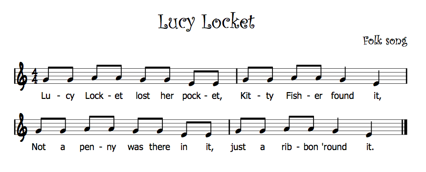 Nursery Rhymes - Beth's Notes