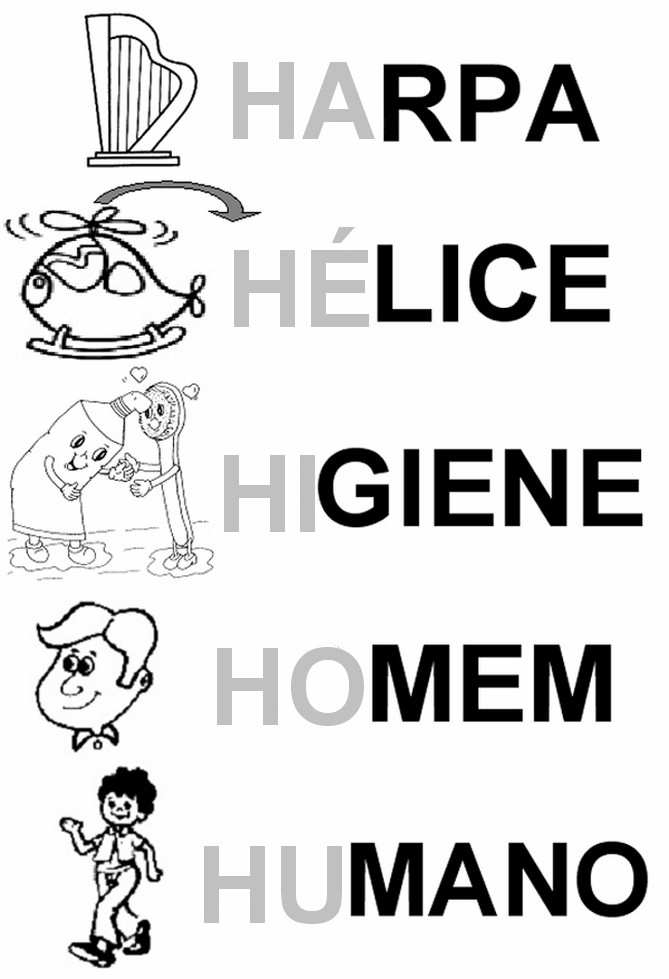 Silabario+alfabeto+atividades+desenhos+letra+H.JPG 669×979 pixels ...