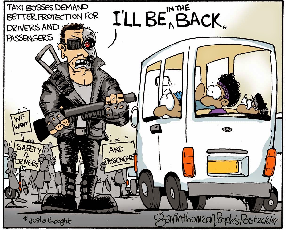 Gavin Thomson: Hasta la Taxi.....I'll be in the back...