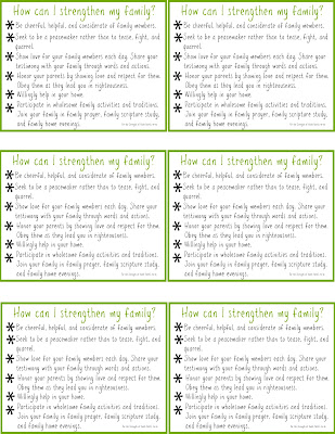 Marriage and Family - August Youth Handouts {English & Spanish} - The ...