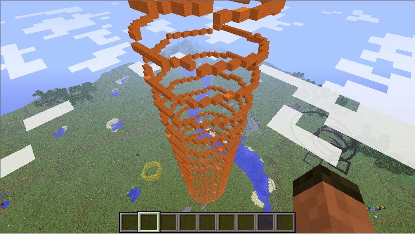 3D turtle graphics with Minecraft on the #RaspberryPi - Raspberry Pi Pod and micro:bit base