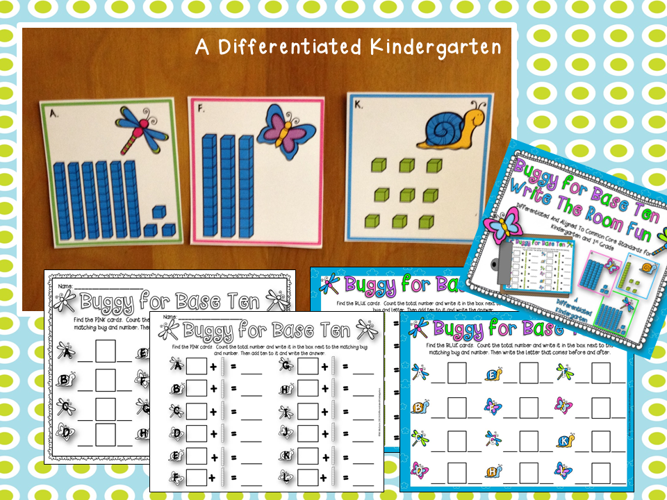 Going Buggy With Math Stations! - Differentiated Kindergarten