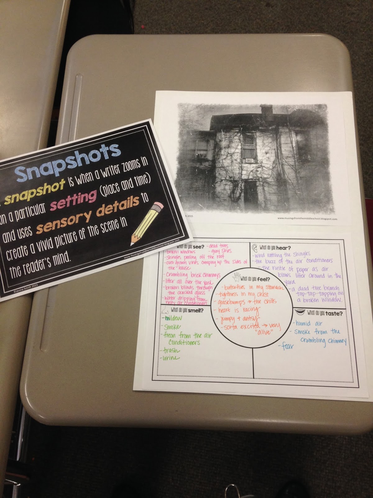 A Little Fun with Spooky Writing! - Musing From The Middle School