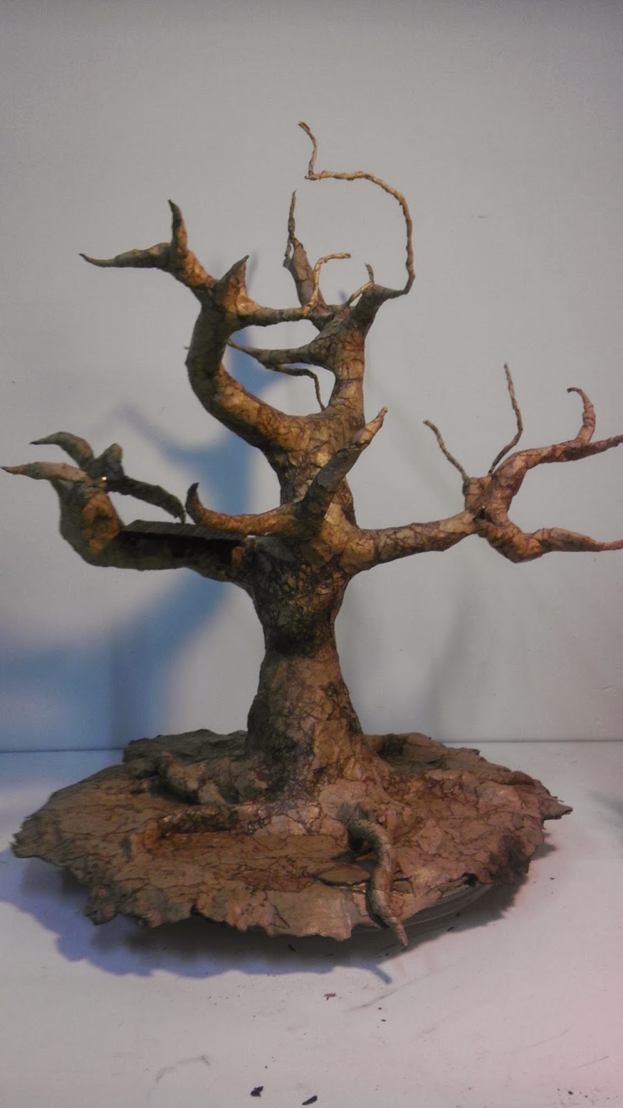 The Art Of Rachel D Mark Brown Paper Bag Tree WIP the-art-of-rachel-d-mark-brown-paper-bag-tree-wip